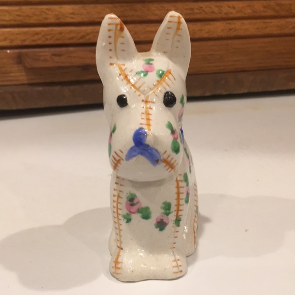 Japan | Accents | Vintage Japan Ceramic Calico Dog | Poshmark